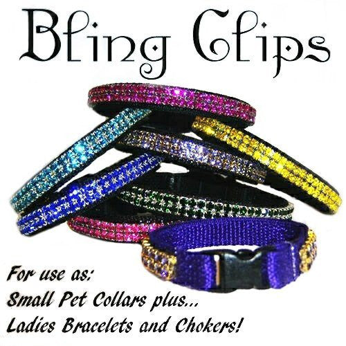 Bling Clips Collars Bracelets Chokers – Dog Collar Fancy